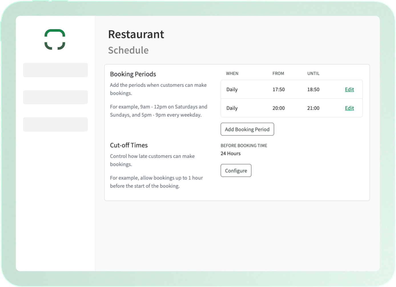Features - TableSense Online Table Booking